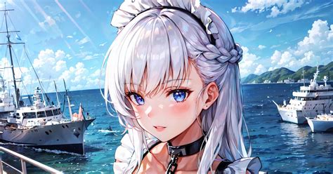 アズールレーン Belfast By The Harbor Matchaiceのイラスト Pixiv