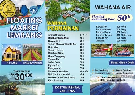 Pasar Apung Ada Di Lembang Bandung Floating Market Dong