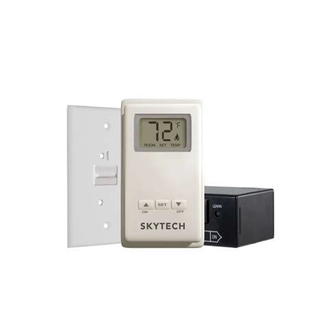 Skytech Wireless Wall Mounted Thermostat Remote System Ts R 2a
