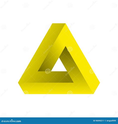 Abstract Impossible Triangle Stock Illustration Illustration Of Magic
