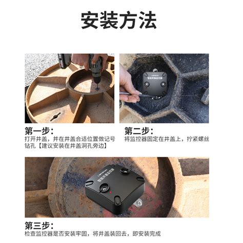 智能井盖监测传感器科技应用让城市更加智能化智慧井盖厂家直销 朗鑫