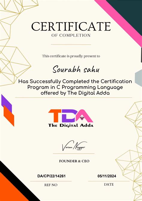 Sourabh Sahu On Linkedin Hi All I Have Successfully Completed The C For Beginners Course