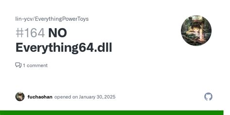 No Everything64dll · Issue 164 · Lin Ycveverythingpowertoys · Github