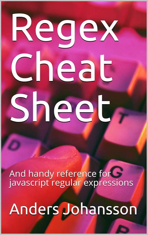 Amazon Com Regex Cheat Sheet And Handy Reference For Javascript Regular Expressions EBook