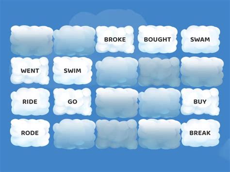 Questions And Answers Matching Pairs