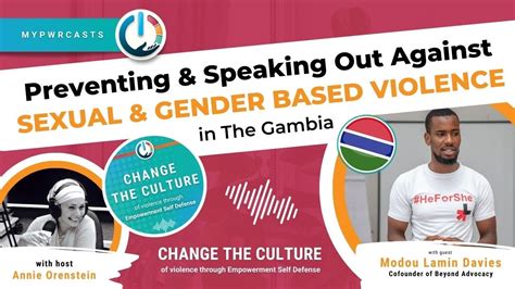 Preventing And Speaking Out Against Sexual And Gender Based Violence In The