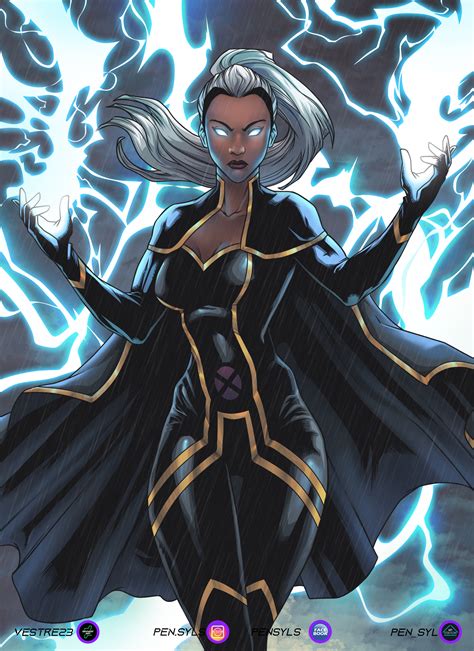 How To Draw Ororo Munroe A Storm Mutant From X Men Se