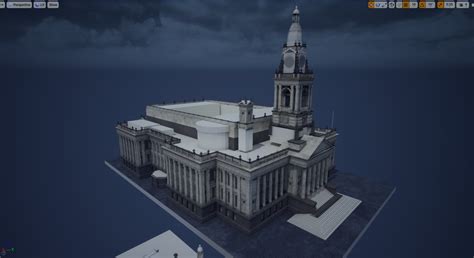 D Modular Building In UE WIP Polycount