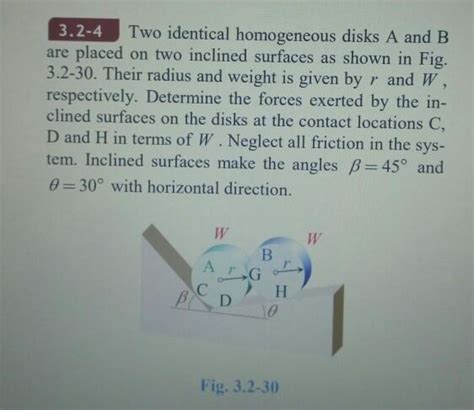solved 3 2 4 two identical homogeneous disks a and b are