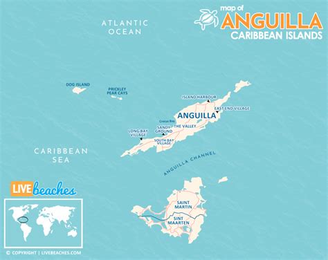 Map Of Anguilla Plan A Trip To The Caribbean Today 🏖️