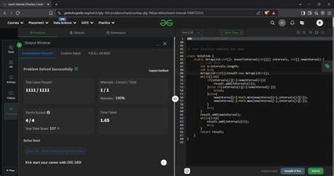 Solved Insert Interval Problem In Java With Geeksforgeeks Rajan Kumar Raj Posted On The