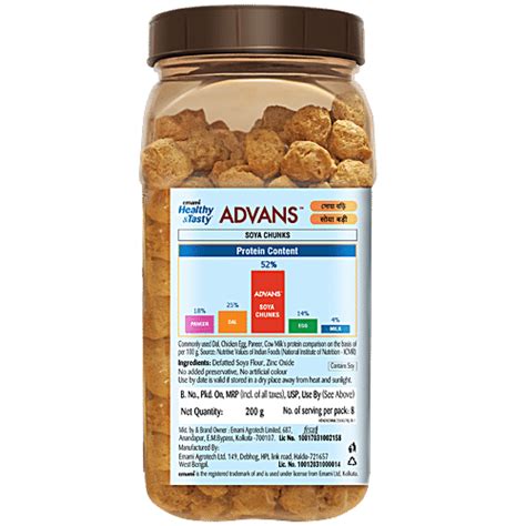 Buy Emami Healthy And Tasty Advans Soya Chunks Online At Best Price Of Rs