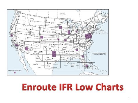 Enroute IFR Low Charts 1 IFR Charts IFR