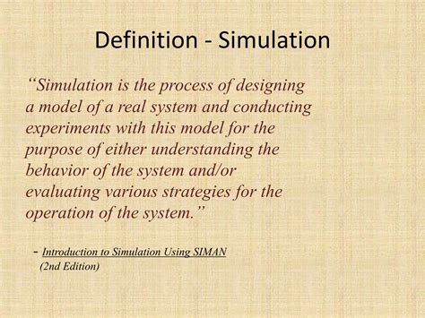 introduction to simulation modeling pptx
