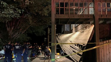 8 Injured As Deck Collapses In Washington State Rescue Efforts
