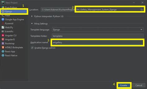 art gallery management system project in django source code