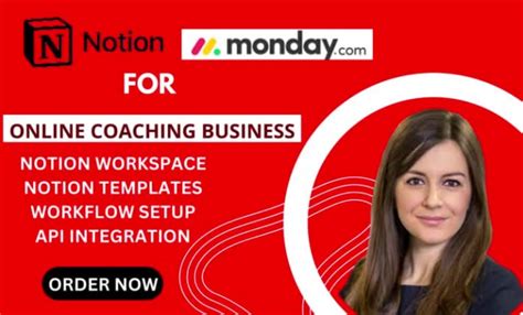 Create Monday Crm Notion Template For Online Coaching By Royal Queen23 Fiverr