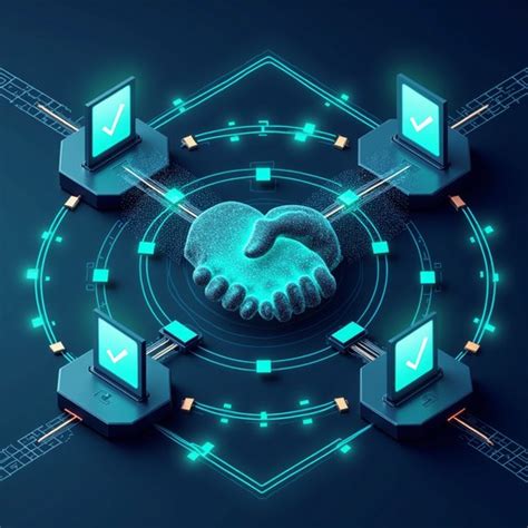 Free Secure Digital Handshake Image Download At Stockcake