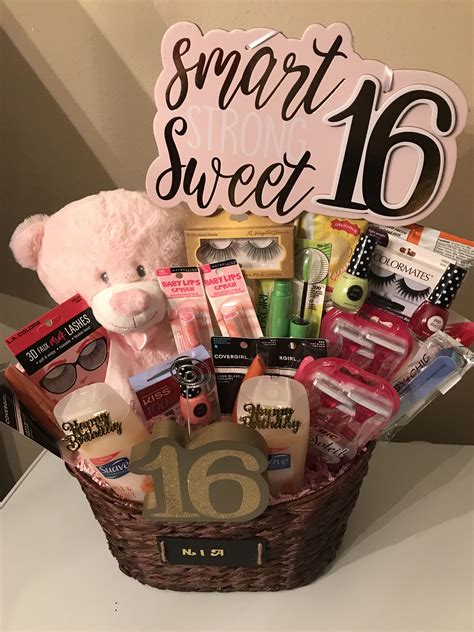 Sweet Sixteen Gift Basket Sweet 16 Birthday Gifts Sweet Sixteen