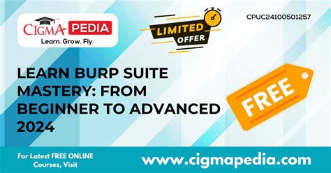 Learn Burp Suite Mastery From Beginner To Advanced 2024 Free Udemy