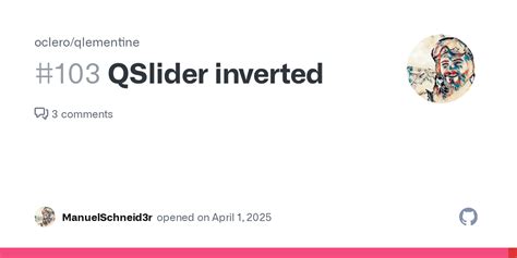 QSlider Inverted Issue Oclero Qlementine GitHub