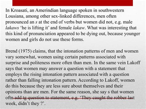 Language And Sex In Sociolinguistic PPTX