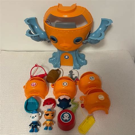Toys Octonauts Octopod Light Blue Base Complete Set With Figures And Accessories Poshmark