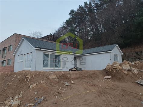 지붕 및 외부 단열재 시공 현장갤러리 목조주택전문 다우건업