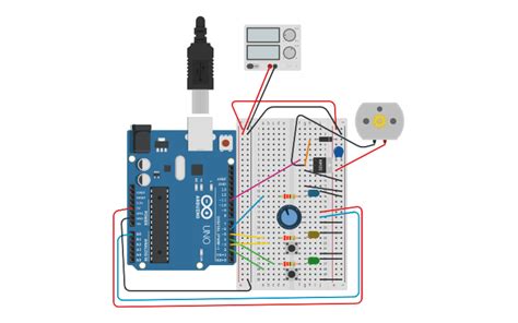 circuit design lab transistors motors part e mosfet tinkercad