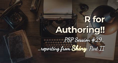 R For Authoring