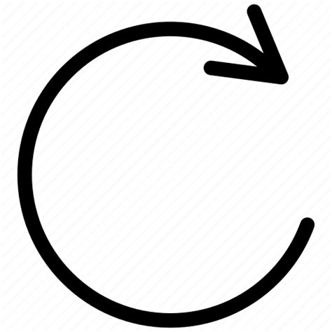 Arrow Direction Reload Repeat Right Rotate Rotation Icon Download On Iconfinder