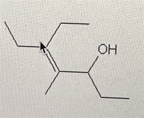 Solved What Is The Iupac Name For Following Molecule