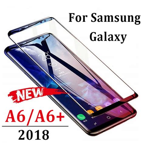 On The For Samsung A6 Plus Glass Screen Protector Galaxy A6 Glass Tremp ...
