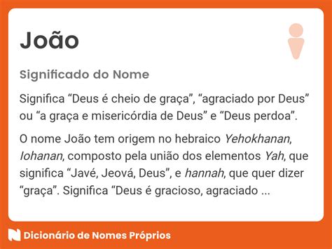 SIGNIFICADO DO NOME JOÃO Conheça Seu Verdadeiro Significado