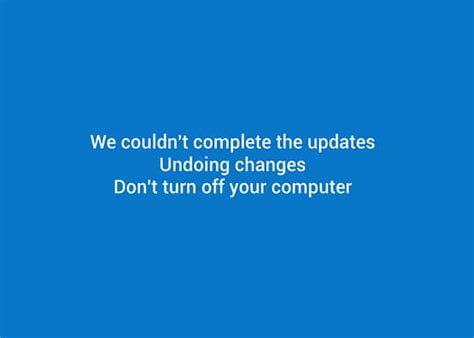 Cara Mengatasi We Couldnt Complete The Updates Undoing Changes