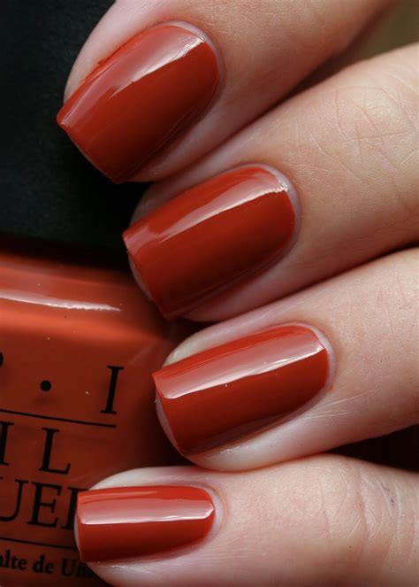 Opi Red Orange Nail Polish