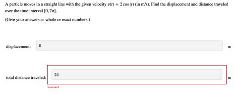Solved A Particle Moves In A Straight Line With The Given Chegg