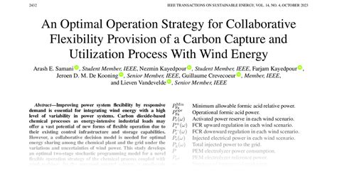 An Optimal Operation Strategy For Collaborative Flexibility Provision Of A Carbon Capture And