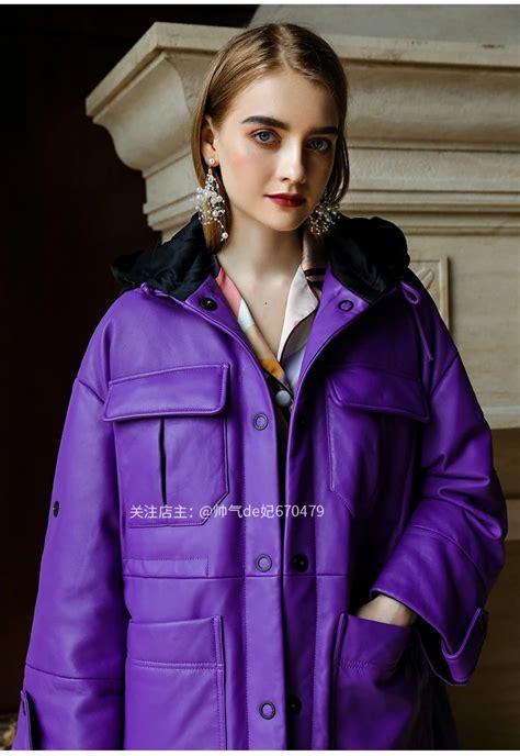 Женская куртка из натуральной кожи овчина зимнее пальто длинный пуховик на белом утином пуху