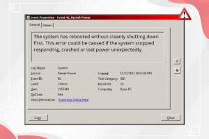 Fix Windows Kernel Event Id Error Techcult