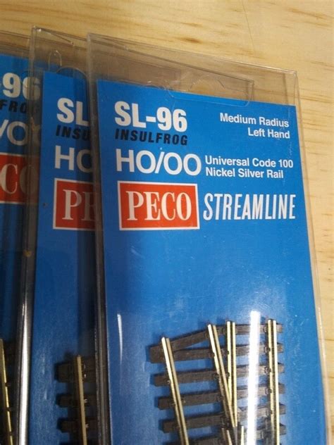 Peco Sl 96 Ho L H Turnout Insulfrog Code 100 6