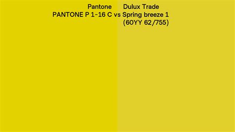 Pantone P C Vs Dulux Trade Spring Breeze Yy Side By Side Comparison