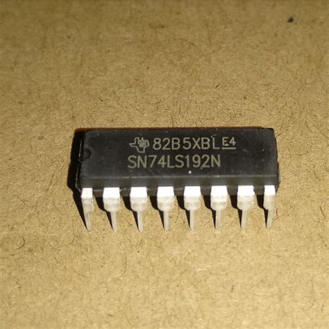 Jual Ic 74ls192 Seri 74192 Dm74ls192 Hd74ls192 Sn74ls192 Ttl Sn74ls192n Shopee Indonesia
