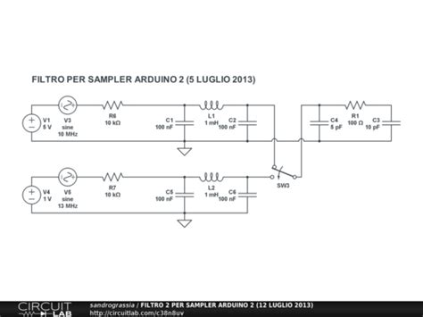 Filtro 2 Per Sampler Arduino 2 12 Luglio 2013 Circuitlab