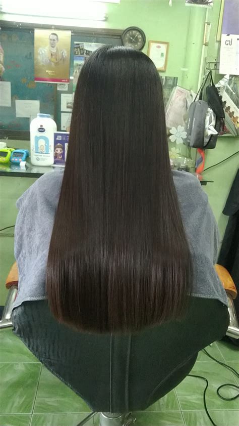 ยืดเคราตินพร้อมทำสแตน ร้านเสริมสวยนกซาลอนandวินเทจ วัดสำโรง