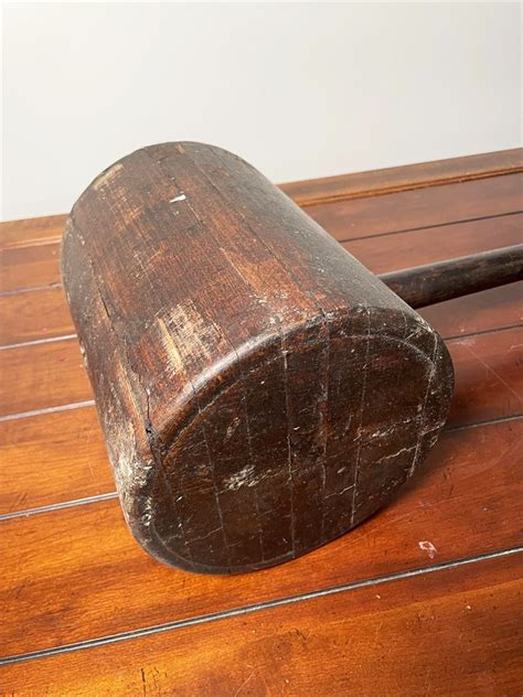 North East Ohio Auctions Huge Antique Circus Mallet Hammer