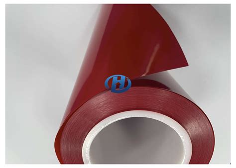 M Ldpe Release Film Red Double Side Uv Cured Silicone Coating Film Mainly For Tape Applications