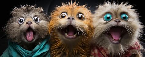 Premium Photo Funny Compilation Of Animals Making Silly Faces Wallpaper