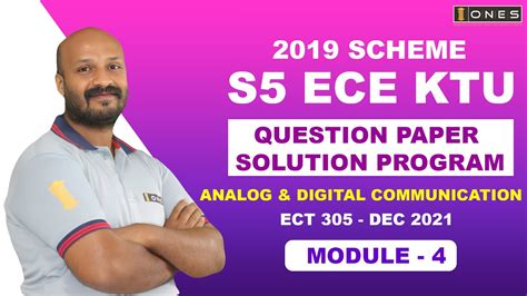 S5 Ktu 2019 Scheme Qp Solution Ece Analog And Digital Communication