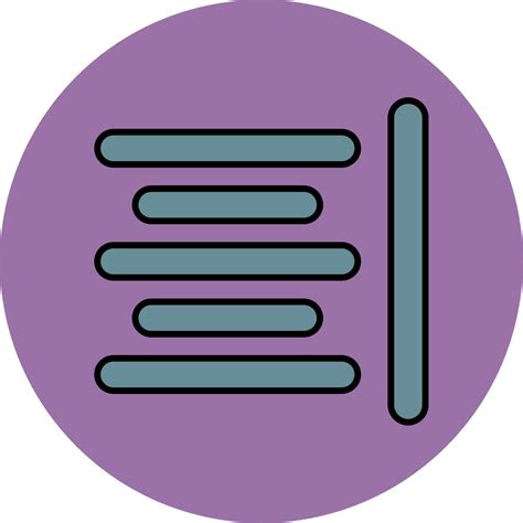 Horizontal Align Line Filled Multicolour Circle Icon 37798280 Vector Art At Vecteezy